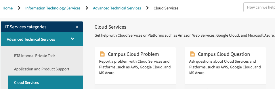 Campus Cloud Docs - Home